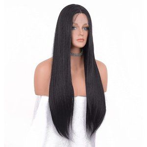 Sheer Beauté & Jewelry | Hair | Natural Straight Middle Part Lace Front ...